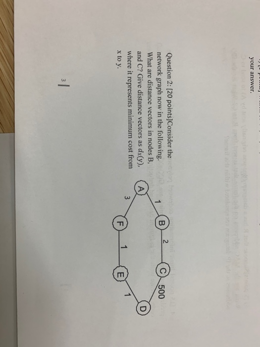 Solved your answer. 1 ®? © 500 Question 2: (20 | Chegg.com