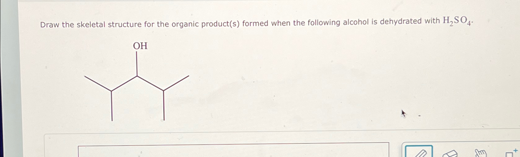 Solved Draw the skeletal structure for the organic | Chegg.com