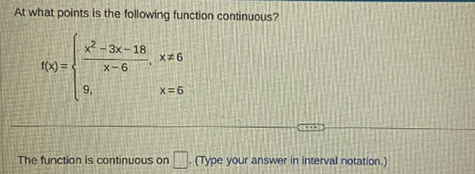 Solved At what points is the following function | Chegg.com