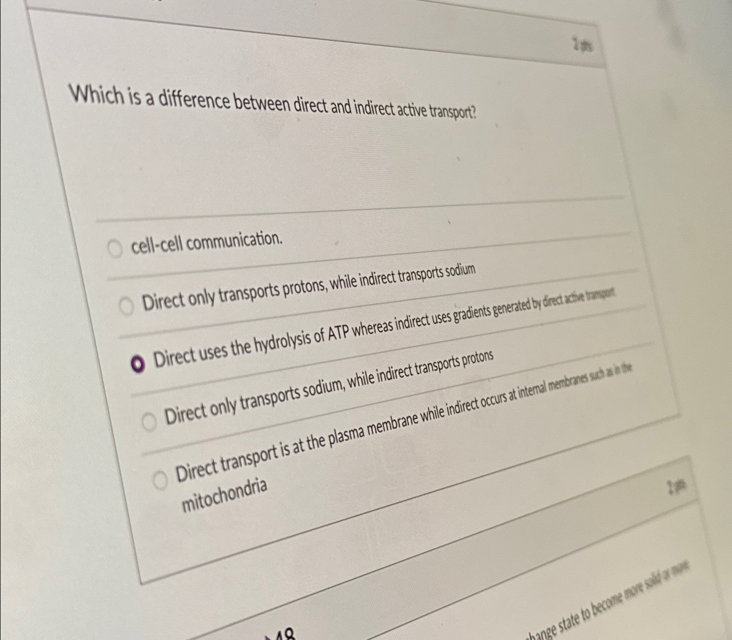Which is a difference between direct and indirect | Chegg.com