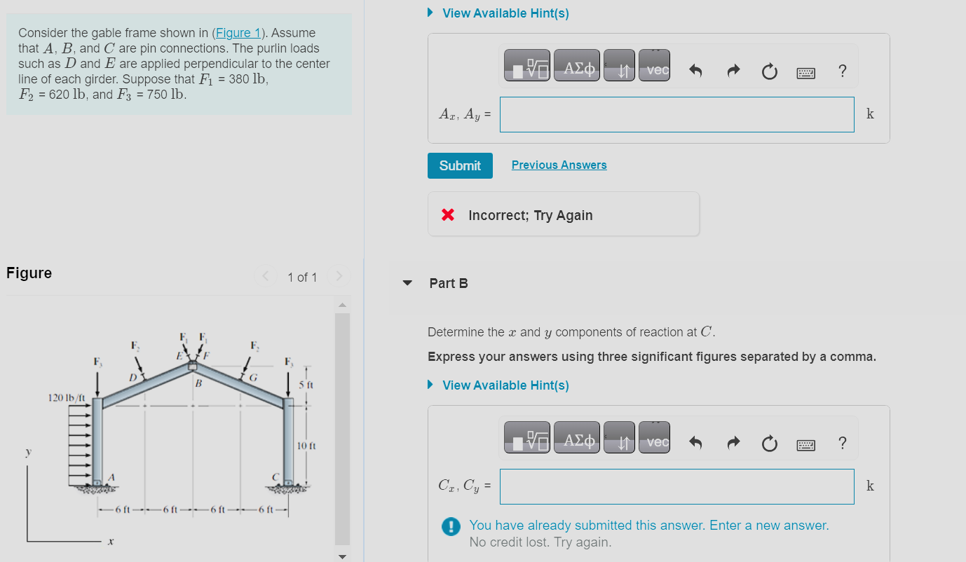 Solved Consider the gable frame shown in (Figure 1). | Chegg.com Solved Consider the gable frame shown in (Figure 1). | Chegg.com