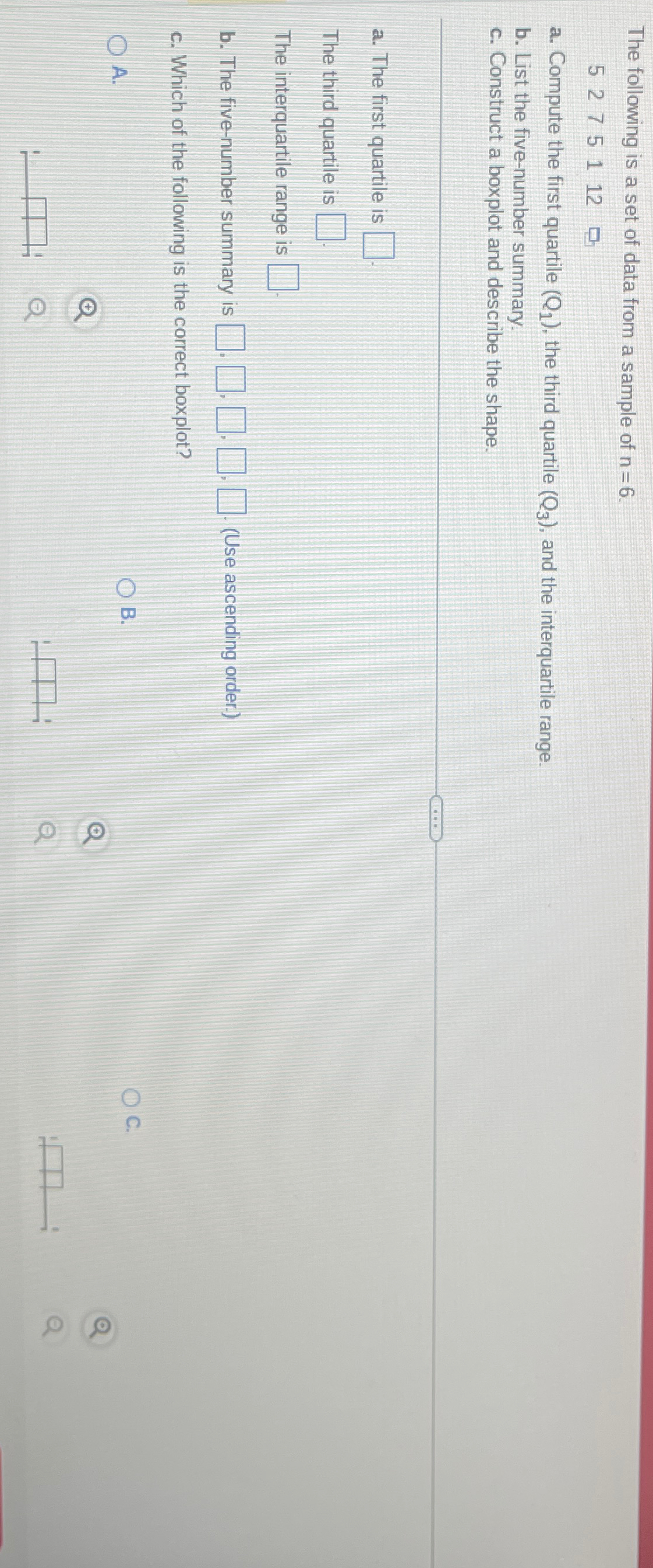 Solved The following is a set of data from a sample of | Chegg.com
