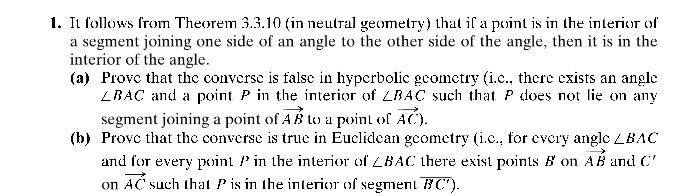 Solved 1. It follows from Theorem 3.3.10 (in neutral | Chegg.com