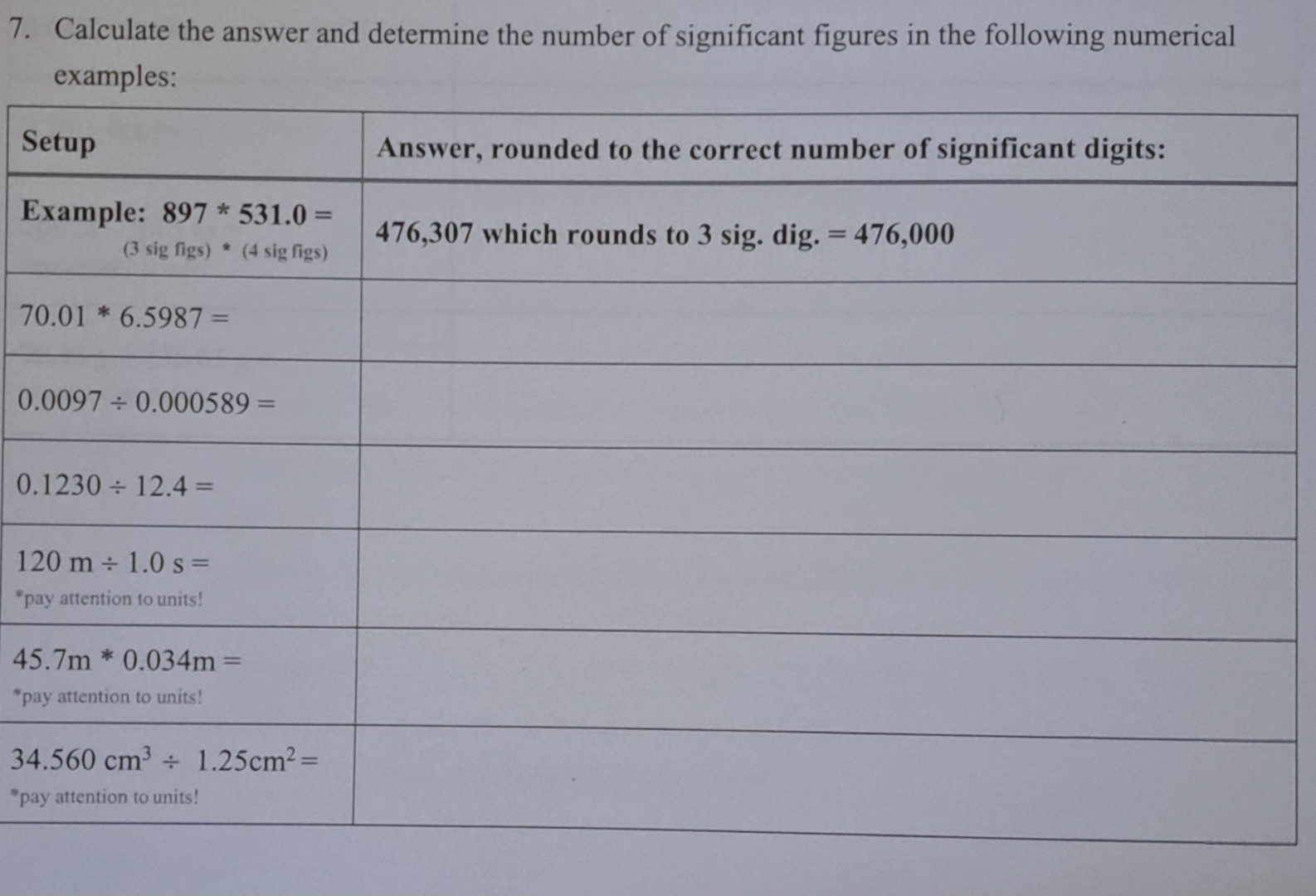 Solved Calculate the answer and determine the number of | Chegg.com