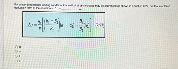 Solved For a two-dimensional loading condition, the vertical | Chegg.com