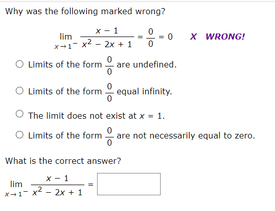 Solved Why was the following marked | Chegg.com