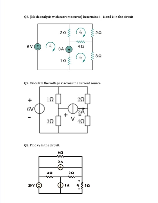 Solved Q1. (Nodal analysis) Obtain the node voltage in the | Chegg.com