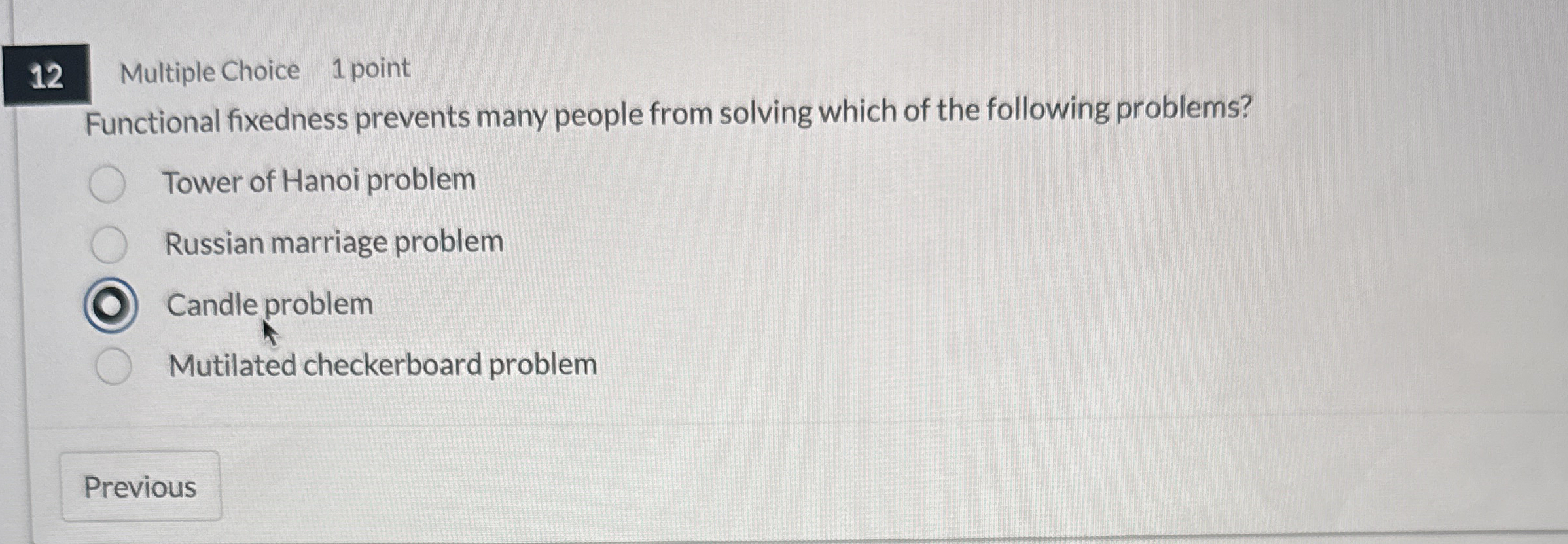 Solved 10Multiple Choice1 ﻿pointIn the water-jug problem | Chegg.com