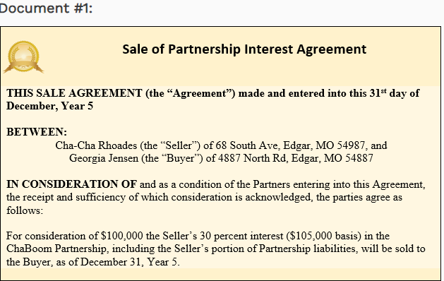 Solved Partnership BasisRemy O’Neill, ﻿Drew O’Riley, ﻿and | Chegg.com