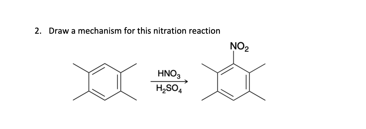 Solved Draw a mechanism for this nitration reaction please | Chegg.com