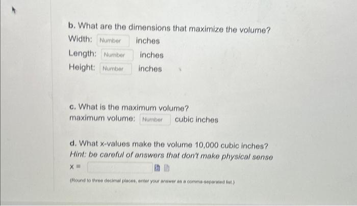Solved A rectangular package with a square end sent via USPS | Chegg.com