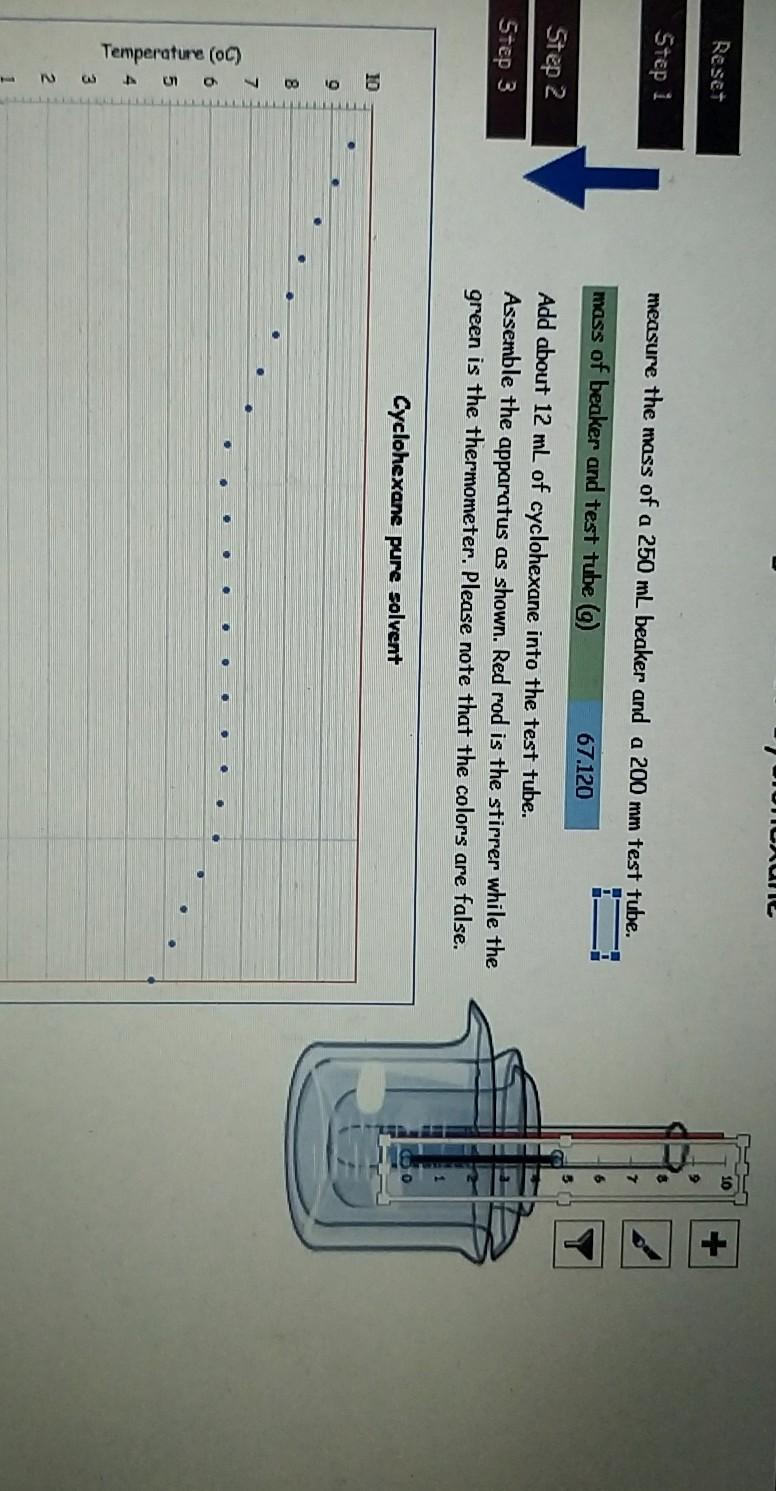 Solved A. Freezing Point of Cyclohexane (Solvent) 1. Mass of | Chegg.com