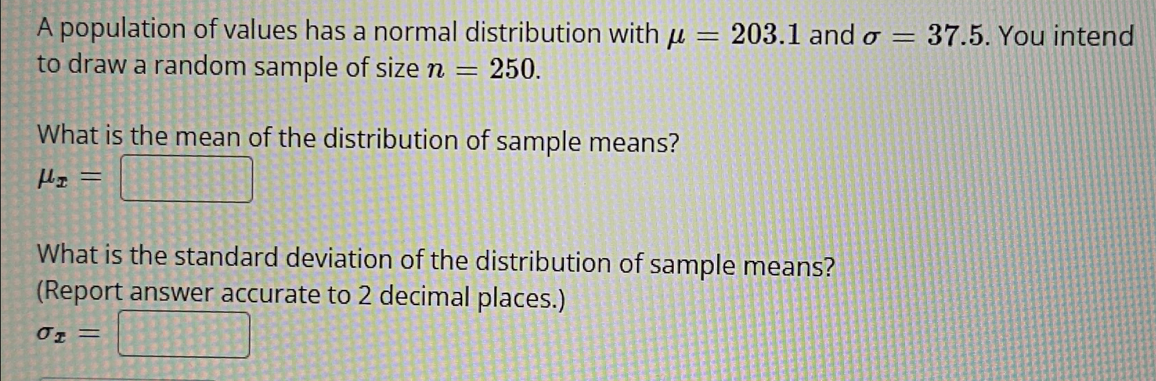 Solved A population of values has a normal distribution with | Chegg.com