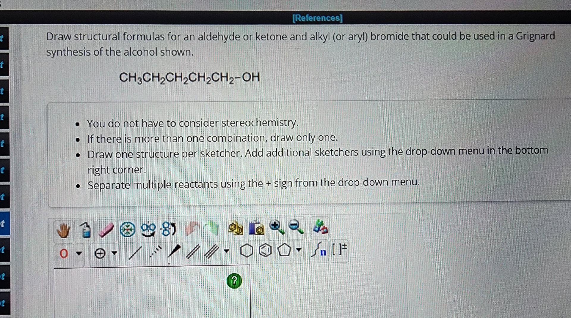 Solved Draw structural formulas for an aldehyde or ketone | Chegg.com