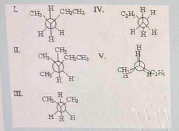 Solved Which of the following is the echelon conformation | Chegg.com