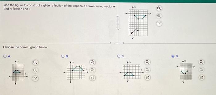 Solved Use the figure to construct a glide reflection of the | Chegg.com