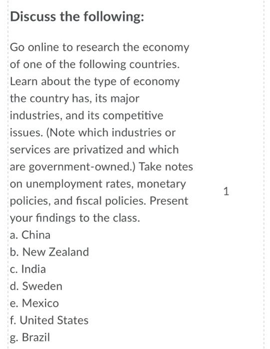 Solved Pleas write a 100-160 word discussion for the | Chegg.com