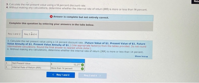Solved E11-3 (Algo) Calculating Net Present Value, Internal | Chegg.com
