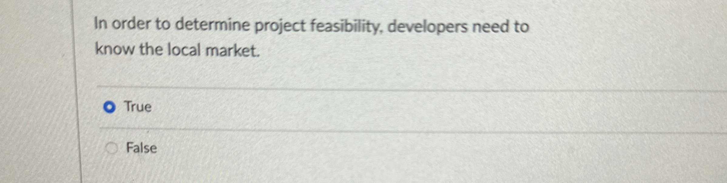 Solved In order to determine project feasibility, developers | Chegg.com