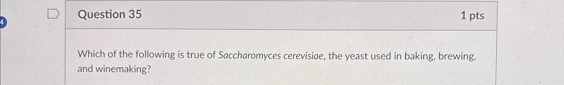 Solved Question 351 ﻿ptsWhich of the following is true of | Chegg.com