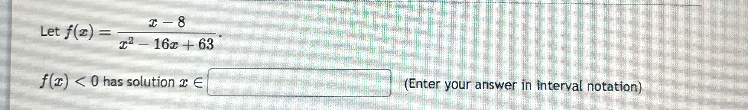 Solved Let f(x)=x-8x2-16x+63.f(x)