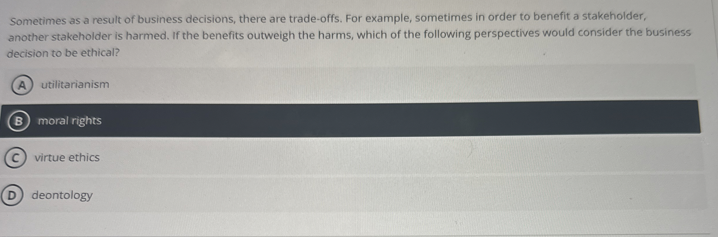 Solved Sometimes as a result of business decisions, there | Chegg.com