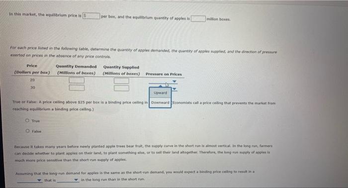 Solved 10. Price controls in the Horida orange market The | Chegg.com