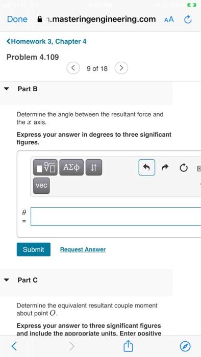 Solved Done ..masteringengineering.com AAC Replace the | Chegg.com