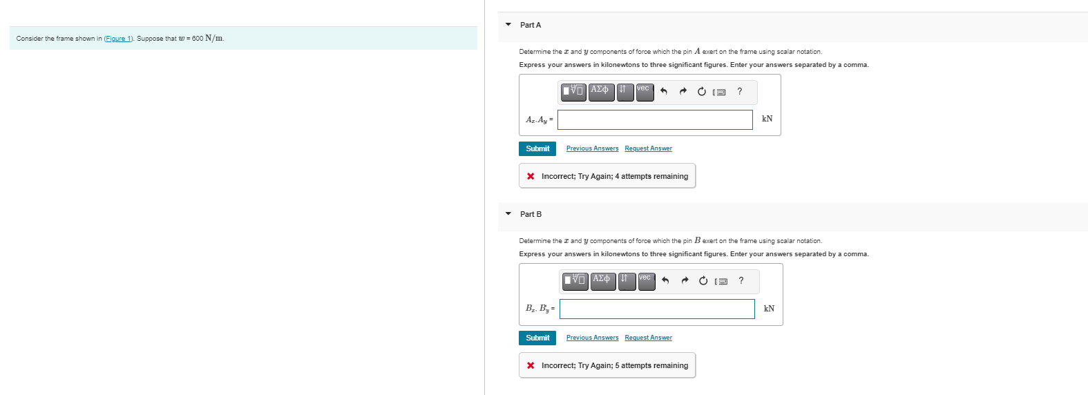 [Solved]: Consider the frame shown in (Figure 1). Suppose th