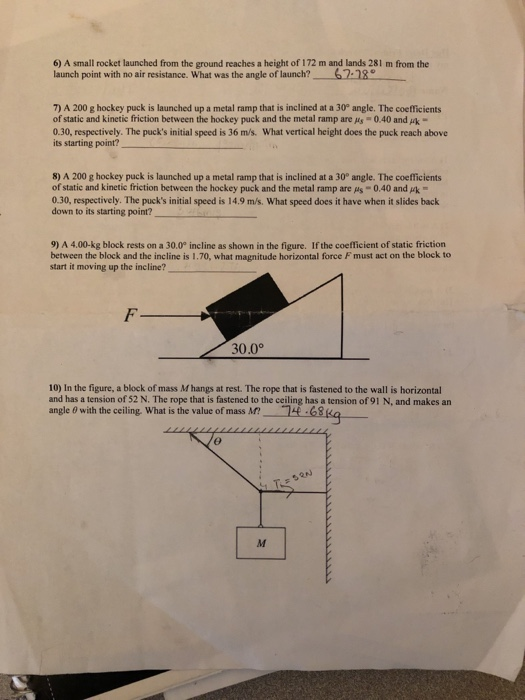Solved 1) A toy rocket is launched vertically from ground | Chegg.com