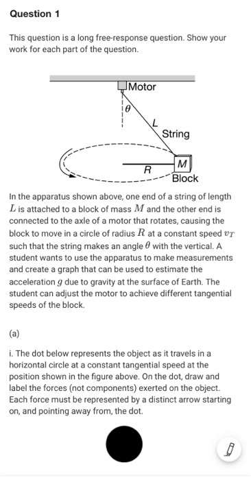 Solved Question 1 This question is a long free-response | Chegg.com