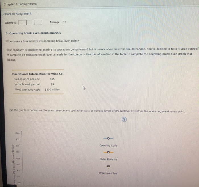Solved Chapter 16 Assignment