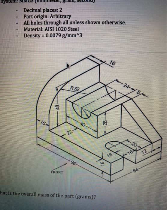 Solved system: Decimal places: 2 Part origin: Arbitrary All | Chegg.com