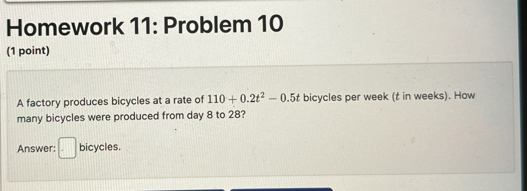 Solved Homework 11 Problem 10 1 ﻿point A Factory Produces