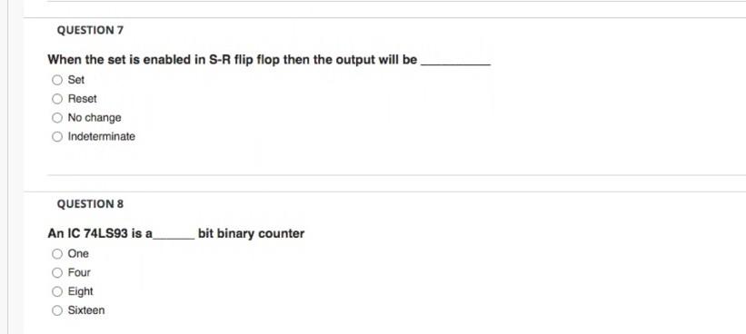 Solved When the set is disabled and reset is enabled in S-R | Chegg.com