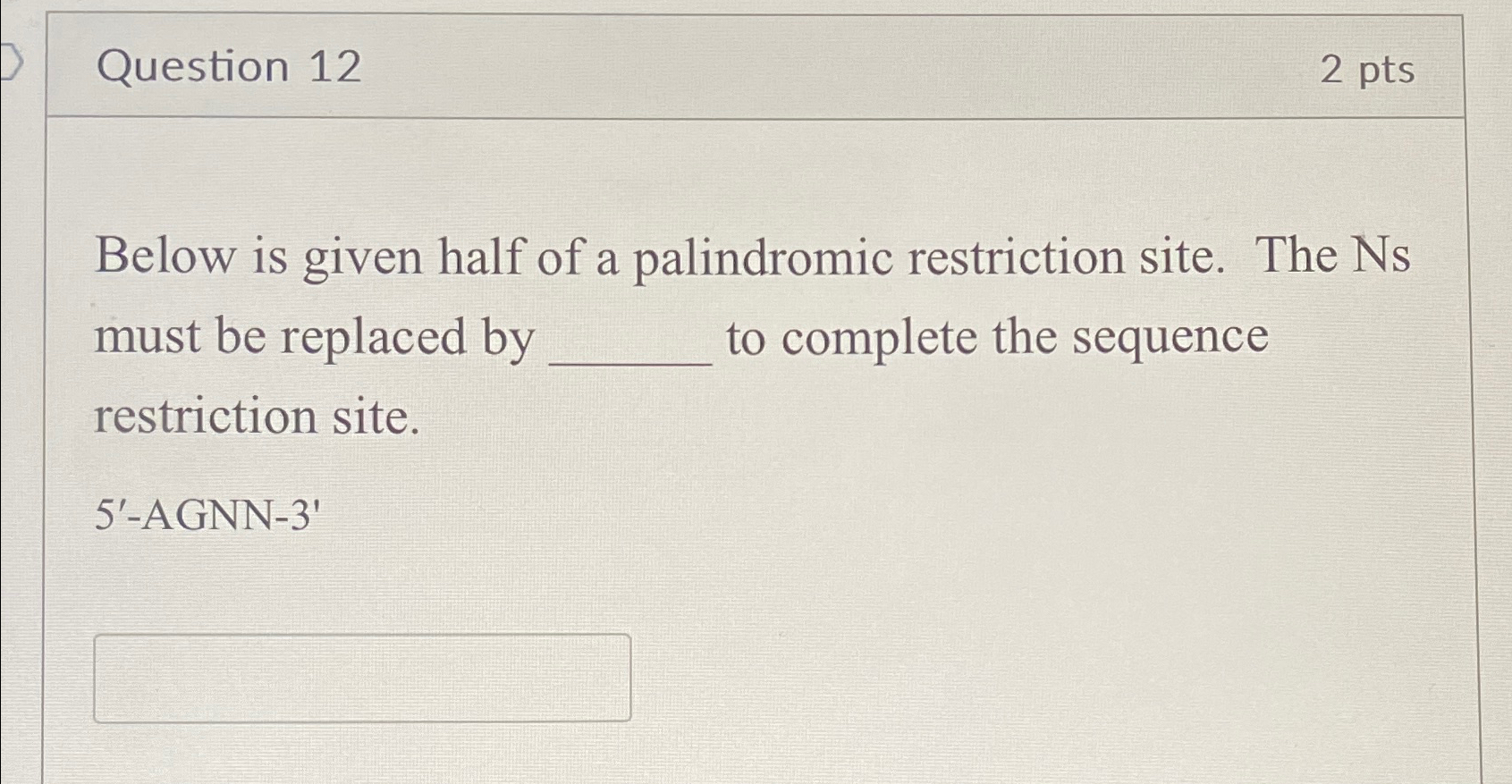 Solved Question 122 ﻿ptsBelow is given half of a palindromic | Chegg.com