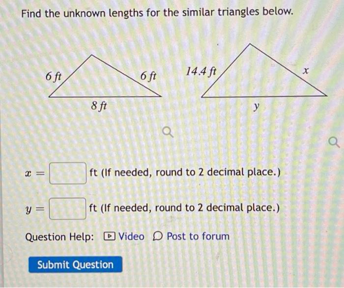 Solved Find the length of the leg x, as an exact value or to | Chegg.com