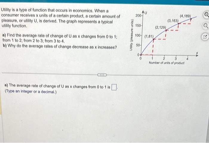 Solved Utility is a type of function that occurs in | Chegg.com