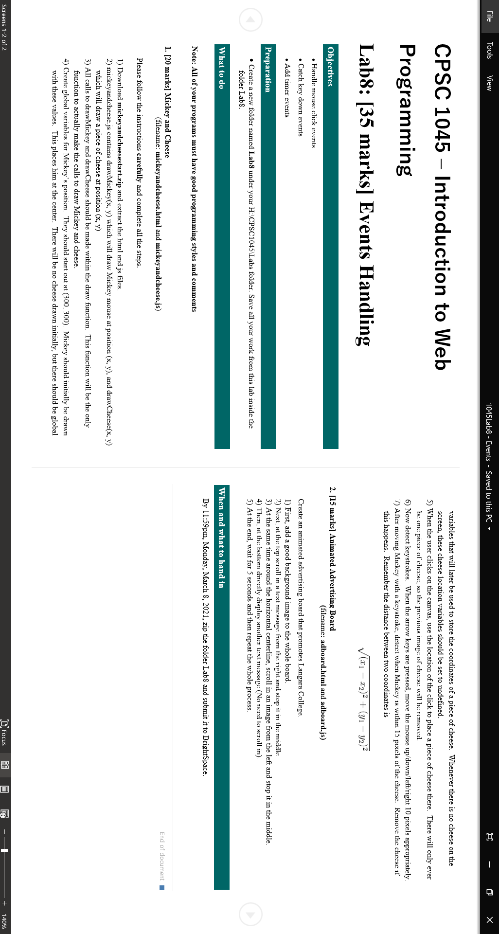 CPSC 1045 - Introduction to Web Programming variables | Chegg.com