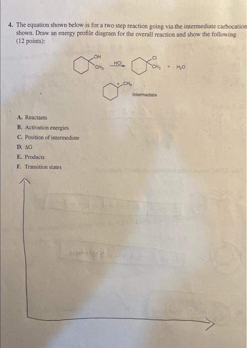 Solved 4. The equation shown below is for a two step | Chegg.com