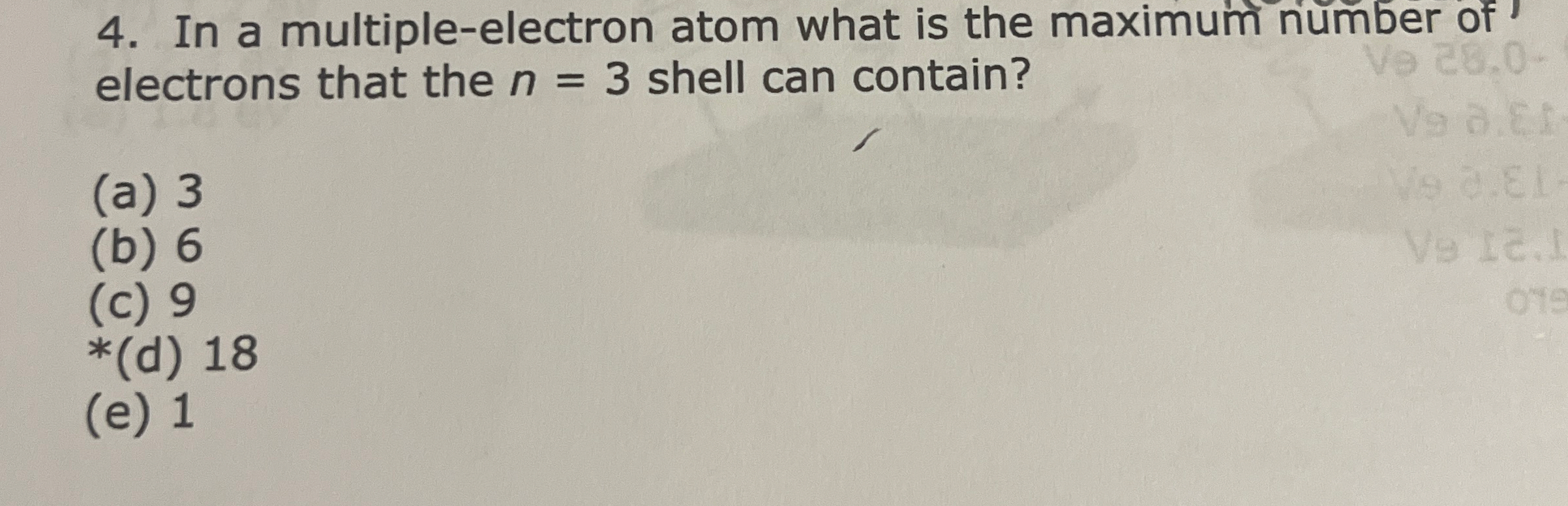 In a multiple-electron atom what is the maximum | Chegg.com
