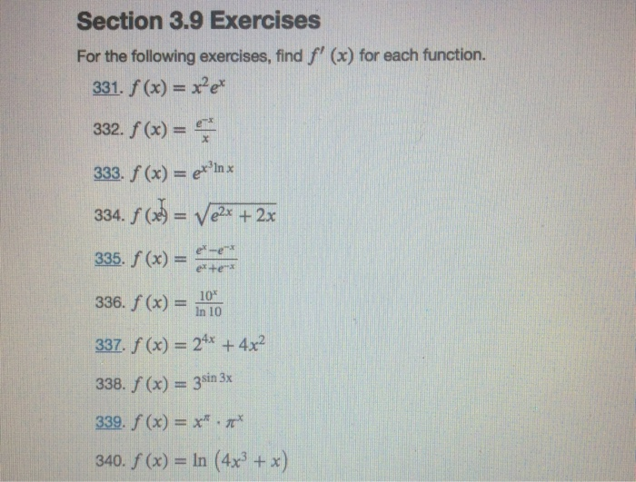 Solved Section 3.9 Exercises For the following exercises, | Chegg.com Solved Section 3.9 Exercises For the following exercises, | Chegg.com