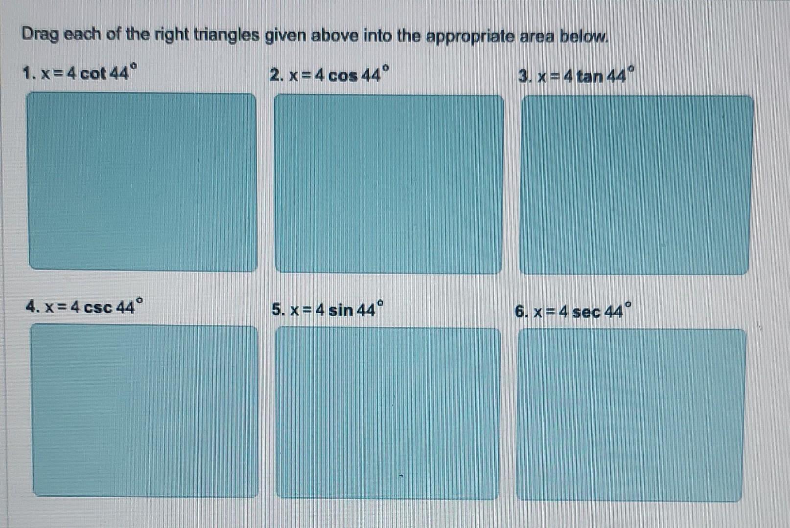 Solved In 1-6, match each equation with the appropriate | Chegg.com