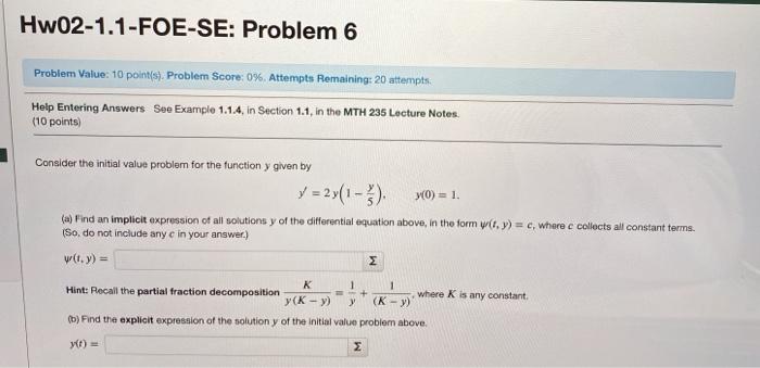 Solved Hw02-1.1-FOE-SE: Problem 6 Problem Value: 10 points. | Chegg.com