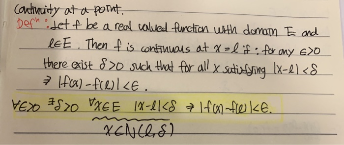Solved Can you show the continuity by using epsilon delta | Chegg.com