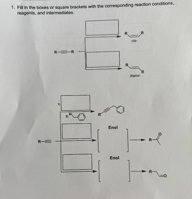 Solved 1. ﻿Fill in the boxes or square brackets with the | Chegg.com