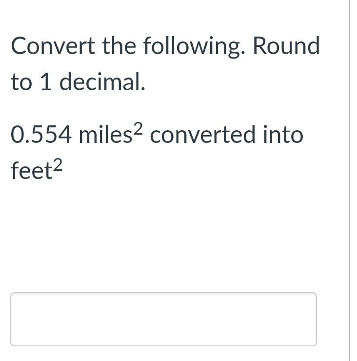 Solved Convert the following. Round to 1 ﻿decimal.0.554 | Chegg.com