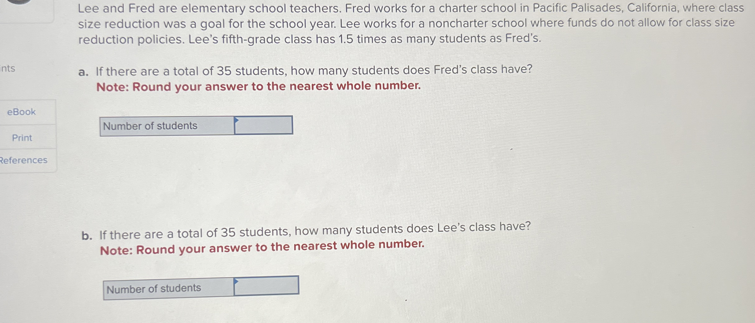 Solved Lee and Fred are elementary school teachers. Fred | Chegg.com