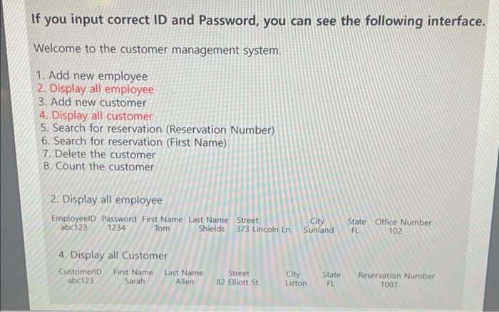 Solved Introduction to Database Management - JavaBy using | Chegg.com