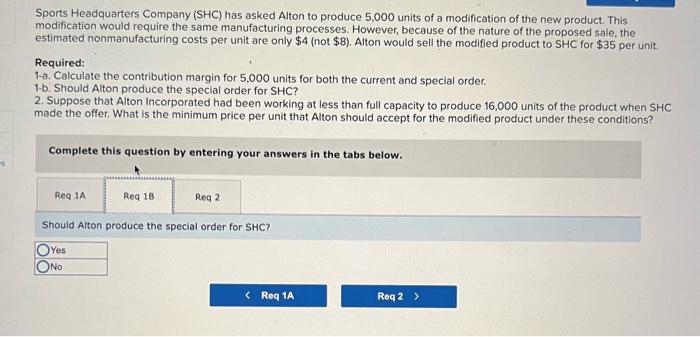Solved Alton Incorporated is working at full production | Chegg.com